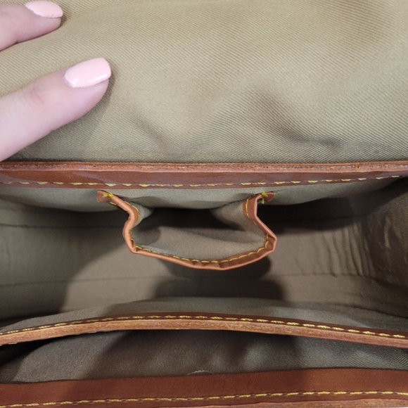 Fes | Bags | Fes Leather Structured Satchel Crossbody Purse Handbag ...